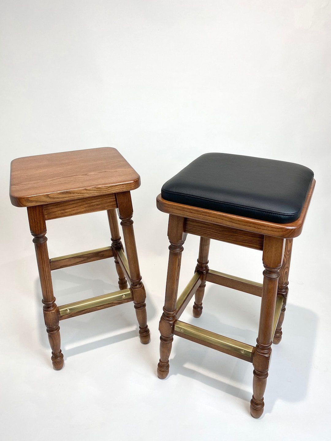 Stools in Oak, Hand Made Counter Height Stool, Stools in Farmhouse ...