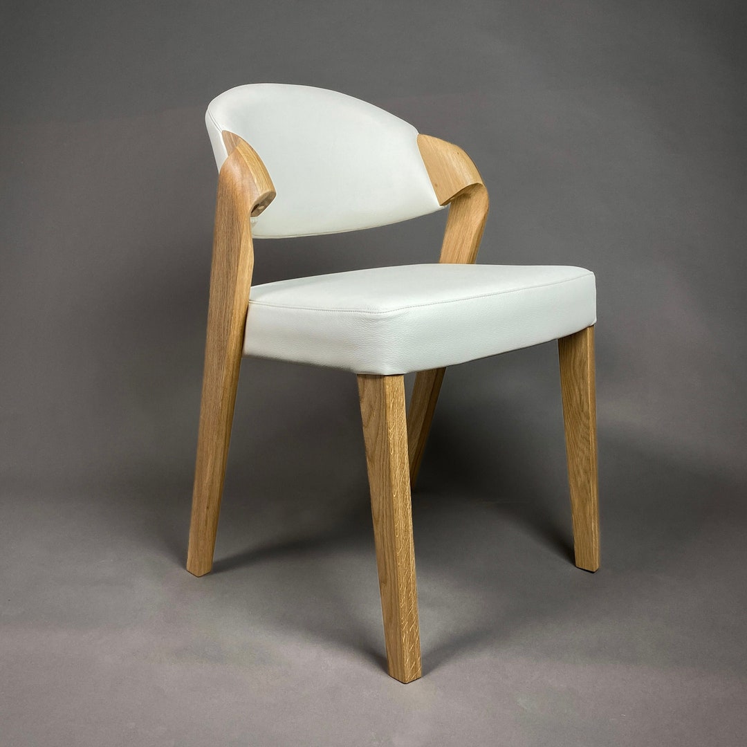 Dining Chairs in Soft Leather, Very Comfortable Side Chairs for Dining ...