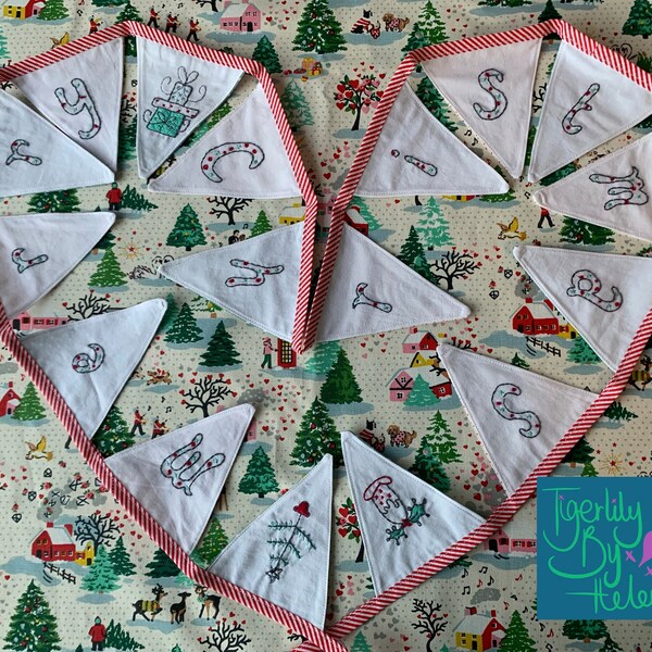 Christmas Bunting - Etsy