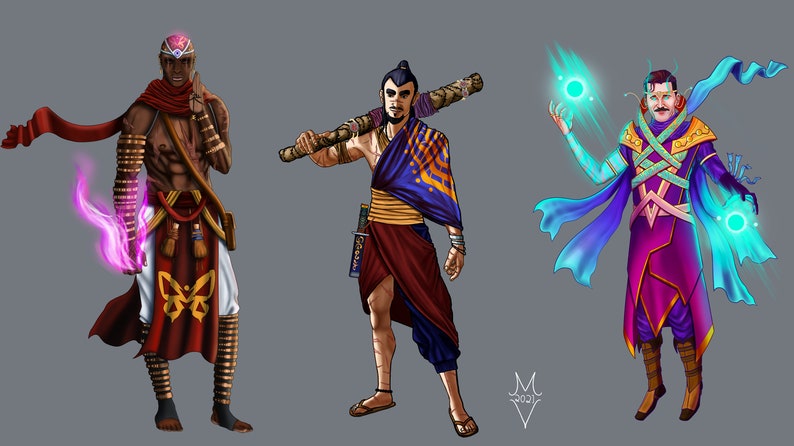 I Will Draw Your RPG Character Your RPG Party or Even a Scene - Etsy ...