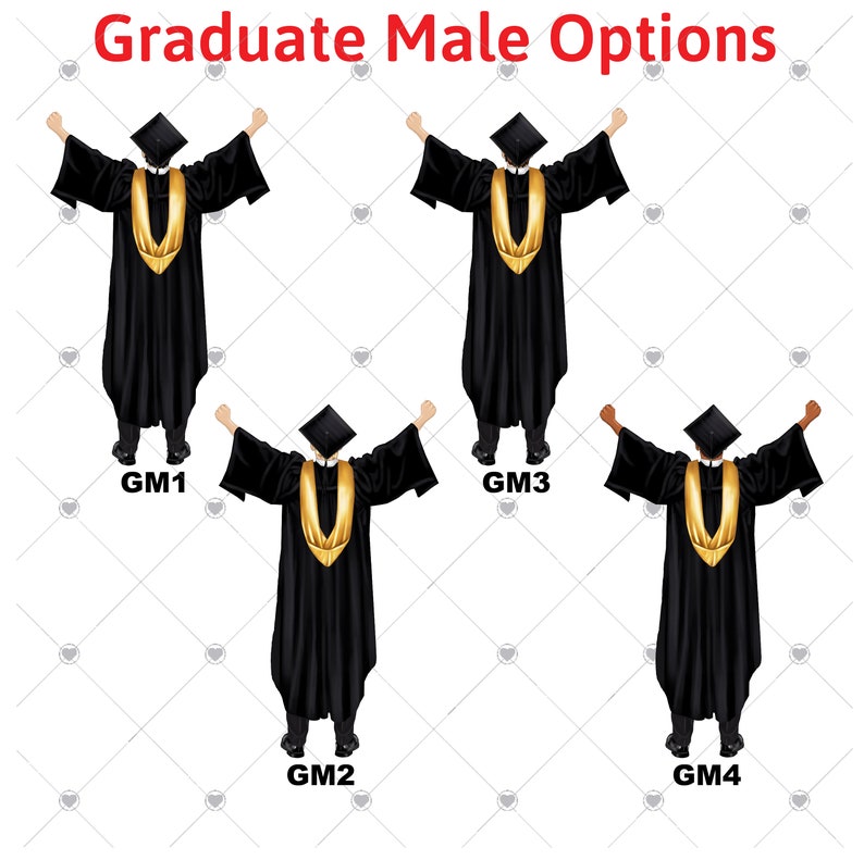 Personalized Graduation Portrait Gift Custom Male Graduate | Etsy