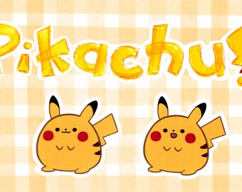 Chibi Pikachu - Etsy