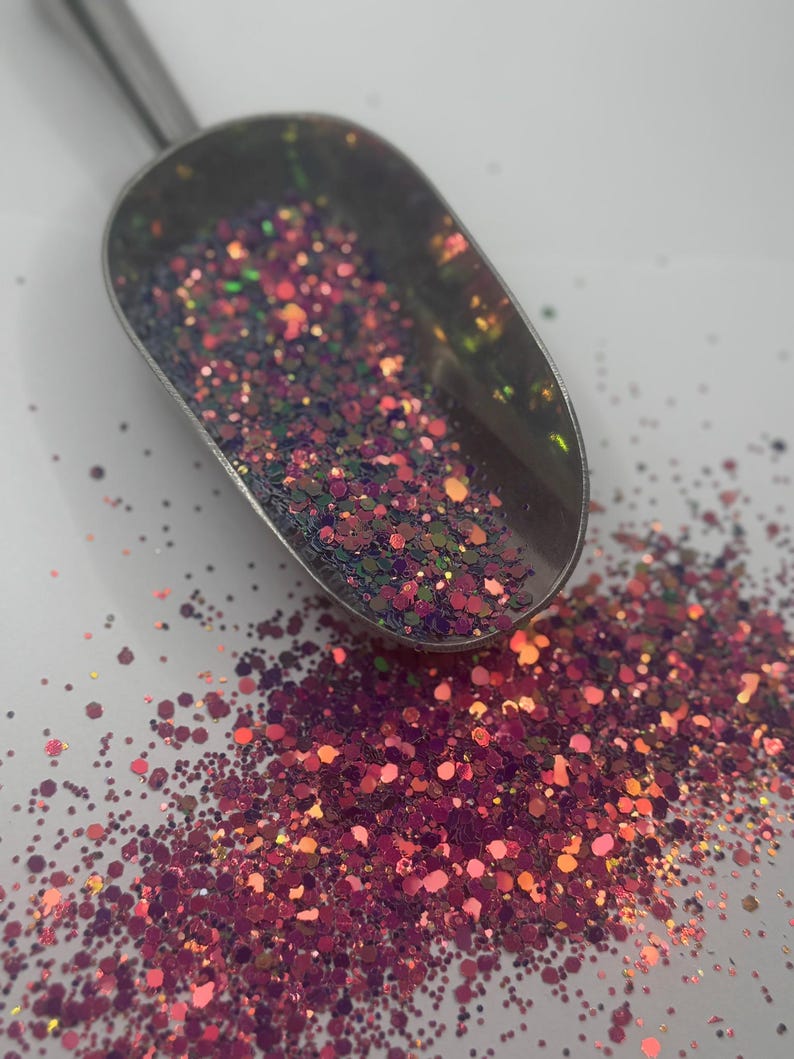 Chunky Purple Red Color Shift Glitter: DIY Craft Supply "jealousy" - Etsy