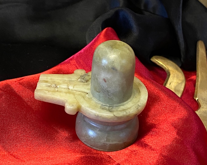 SHIVA LINGAM * MARBLE * Shivling. Miniature * Marble Carving Vintage ...