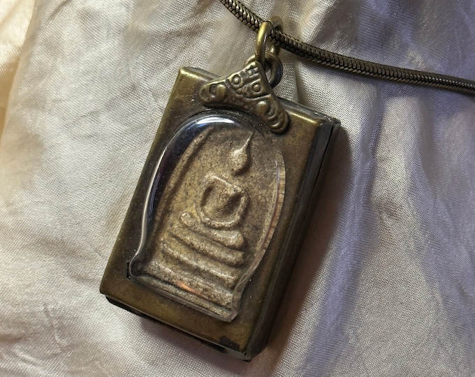 BUDDHA PROTECTION AMULET * Vintage Buddha Protection Jewelry * Thai ...