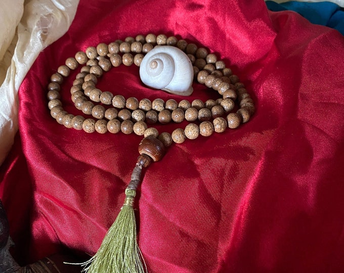 TIBETAN LOTUS Seed MALA * Lotus Seed Prayer Beads *tibetan Protection ...