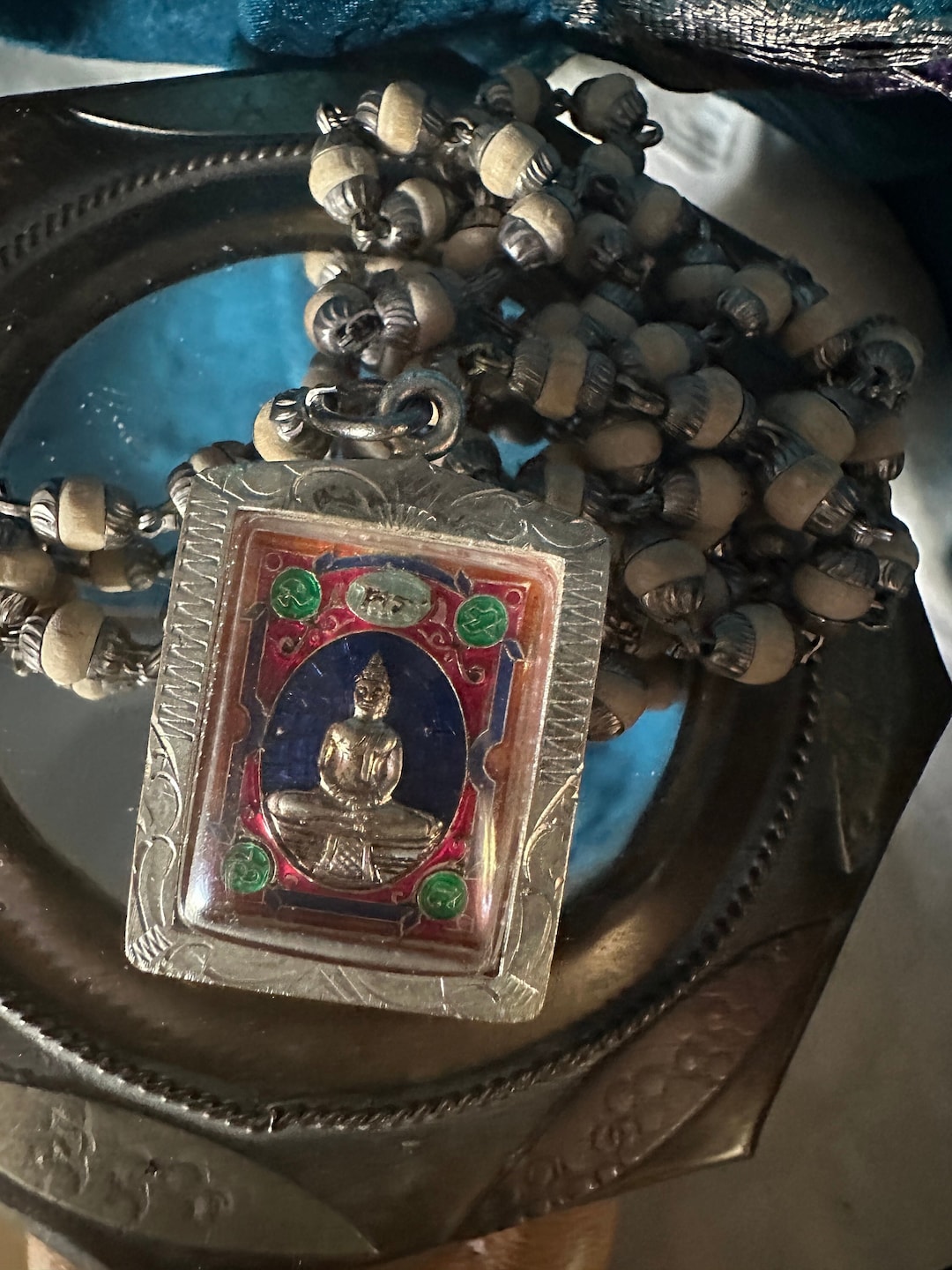 BUDDHA PROTECTION AMULET * Buddha Protection Jewelry * Cloisonne ...