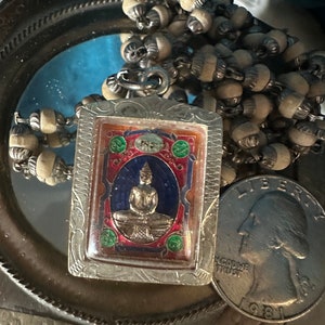 BUDDHA PROTECTION AMULET * Buddha Protection Jewelry * Cloisonne ...