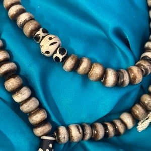 Tibetan CUSTOM BONE MALA * Tibetan Prayer Mala * Tibetan Prayer Beads ...