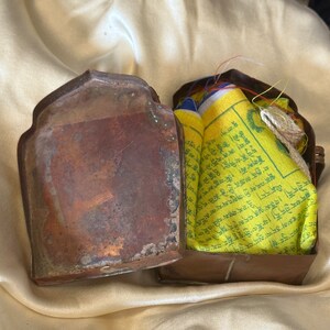 TIBETAN GAU BOX Tibetan Auspicious Symbols Gau Box Travel Shrine ...