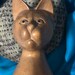 BALI WOOD CAT Cat Wood Sculpture Serenity Cat Antique - Etsy
