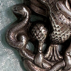GARUDA Silver PROTECTION AMULET Spirit Animal Protection Amulet Ethnic ...
