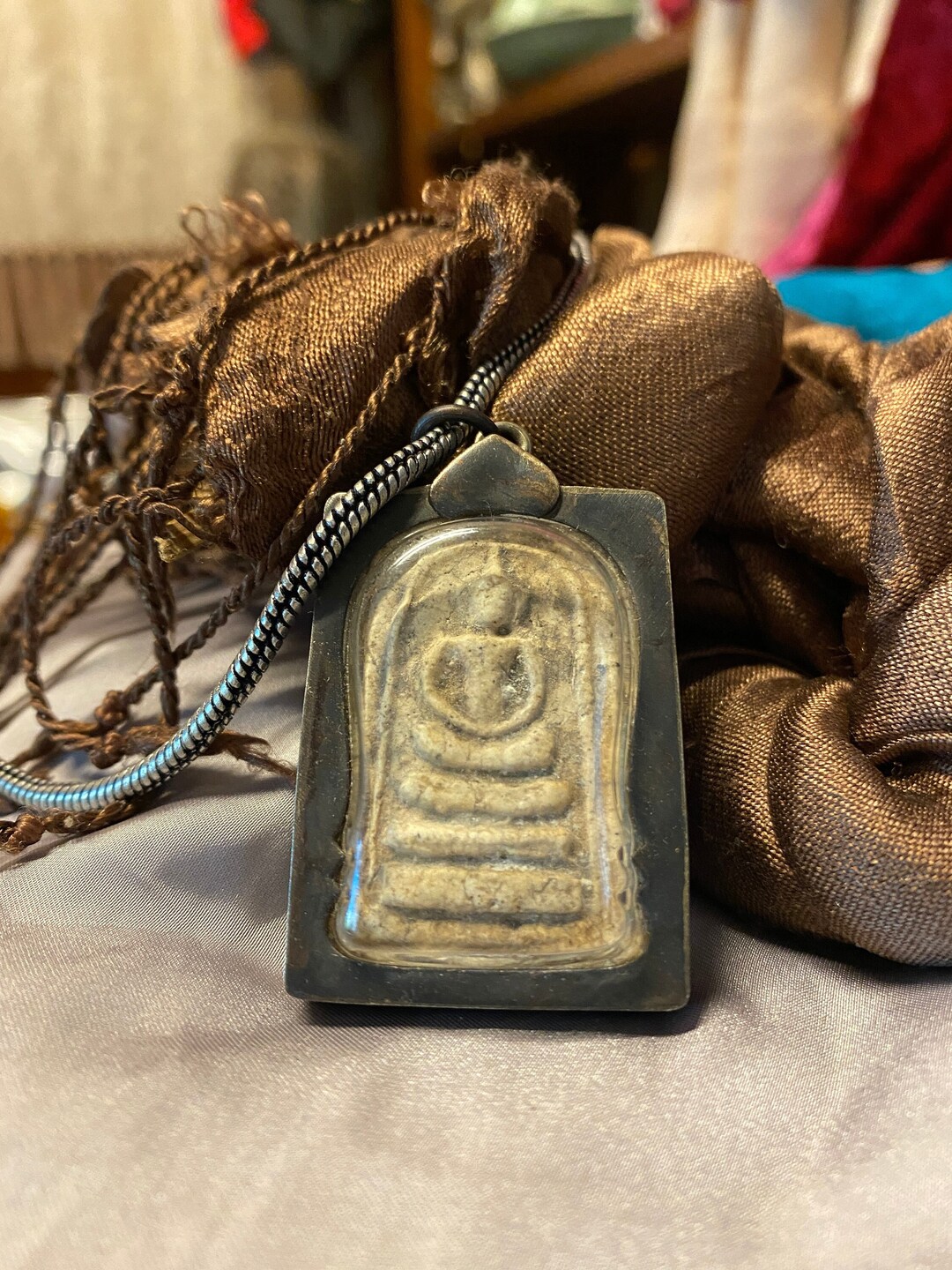 BUDDHA PROTECTION AMULET * Thai Traditional Buddha Protection Jewelry ...