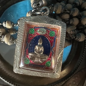 BUDDHA PROTECTION AMULET * Buddha Protection Jewelry * Cloisonne ...