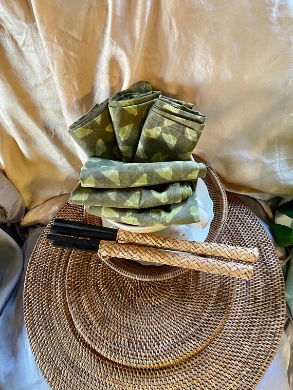 6 BATIK NAPKINS 100% COTTON 20 inches X 20 inches | Etsy