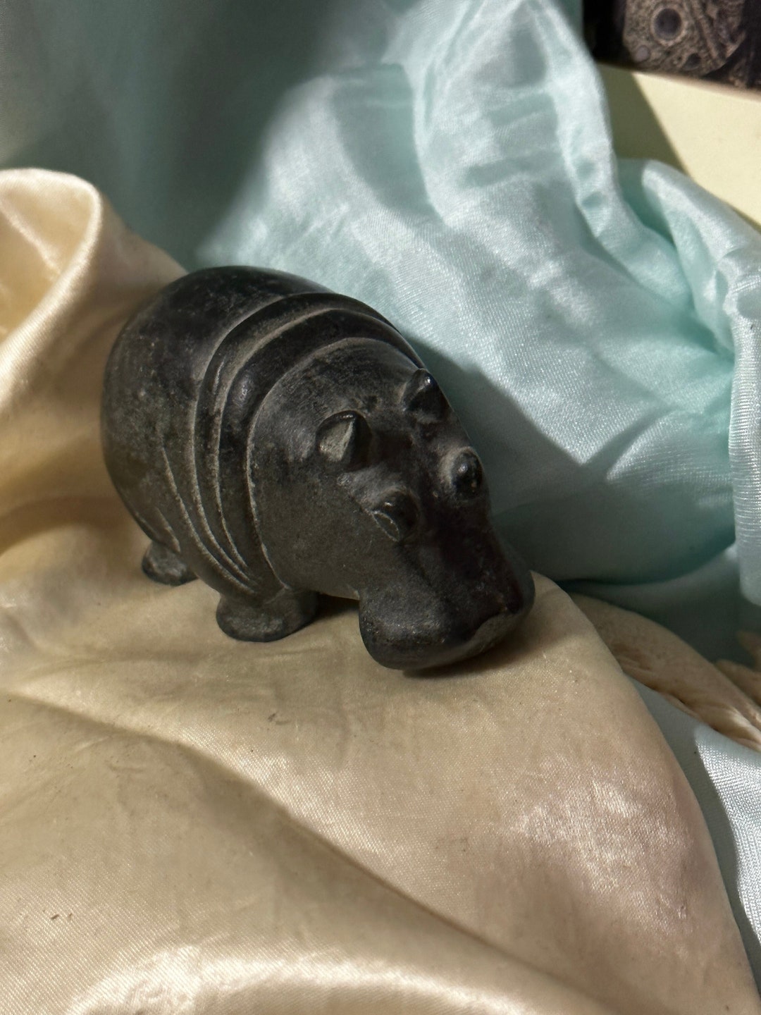 SPIRIT ANIMAL Sculpture * HIPPO Spirit Animal Stone Sculpture * Stone ...