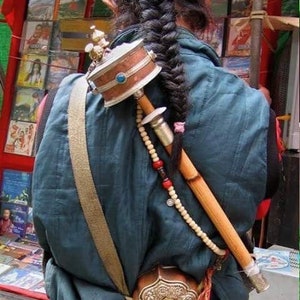 TIBETAN GAU BOX Tibetan Auspicious Symbols Gau Box Travel Shrine ...