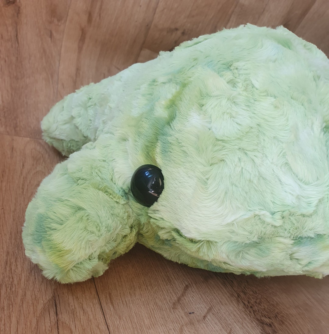 Giant Cabbage Frogs. Faux Fur Tyedye Cute Funny Froggy Friend. Funky ...