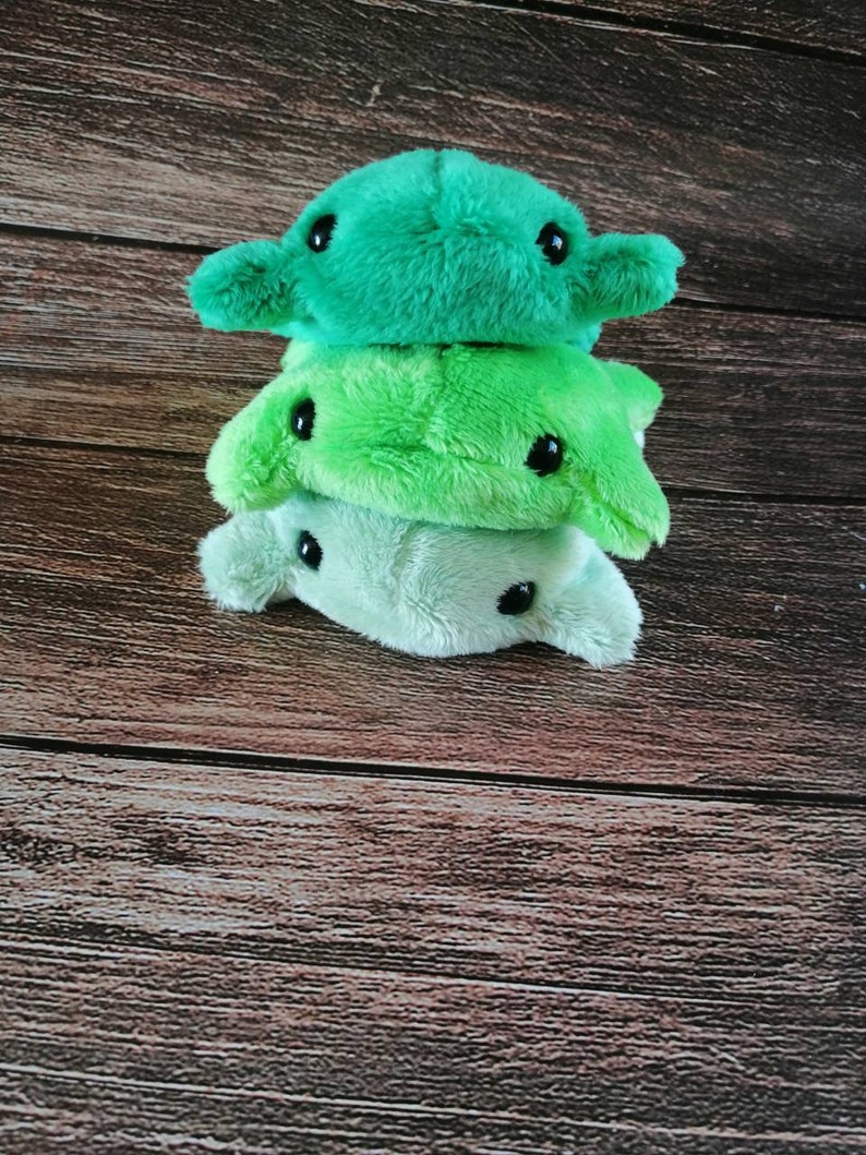 Three Bean Greens Frog Stack Gift Set. Baby Bean Frogs in - Etsy