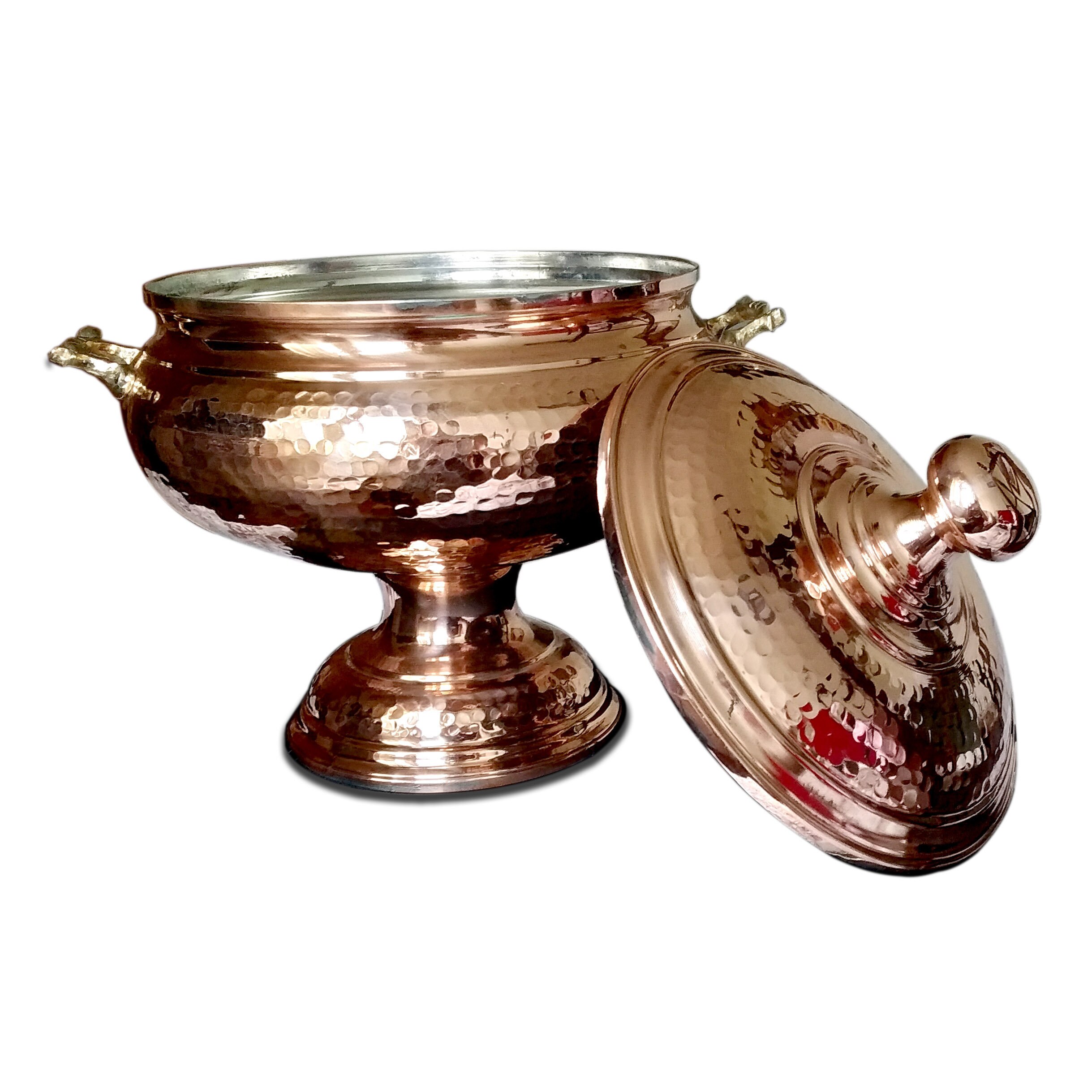 Handmade Big Copper Soup Tureen Soup Server Pot Large - Etsy