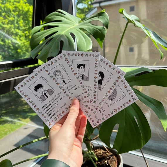 Heartstopper Alice Oseman Character Cards pk 10 - Etsy UK