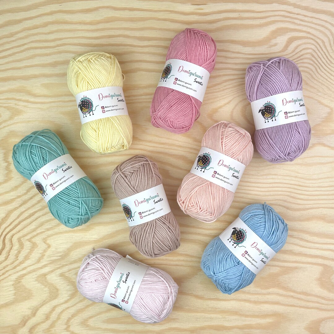Domigurumi Sweetie 8 PACK 10% Yarn for Amigurumi and Knitting - Etsy Canada