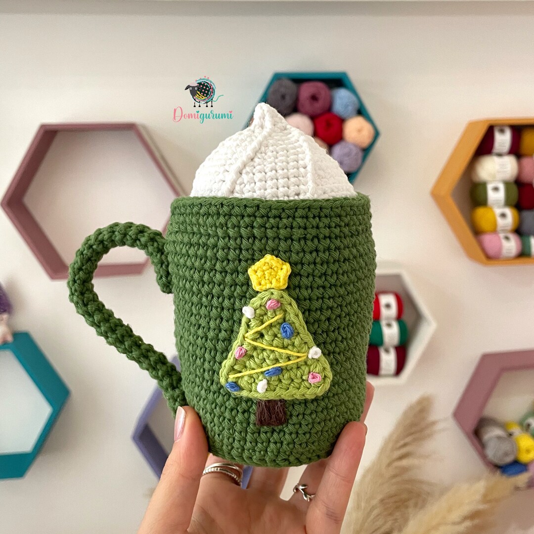 CROCHET PATTERN Christmas Hot Chocolate Mug Christmas Chocolate Ita-eng ...