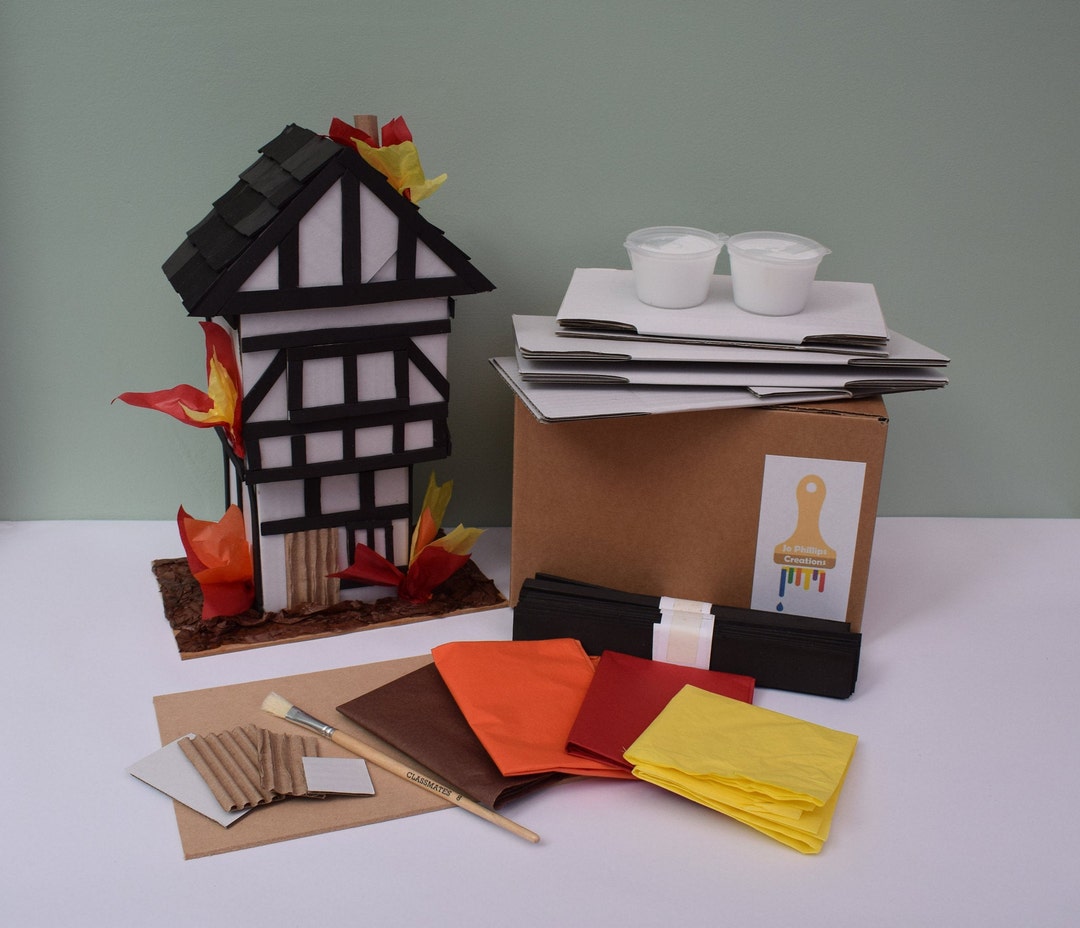 Great Fire of London Tudor House Kit - Etsy