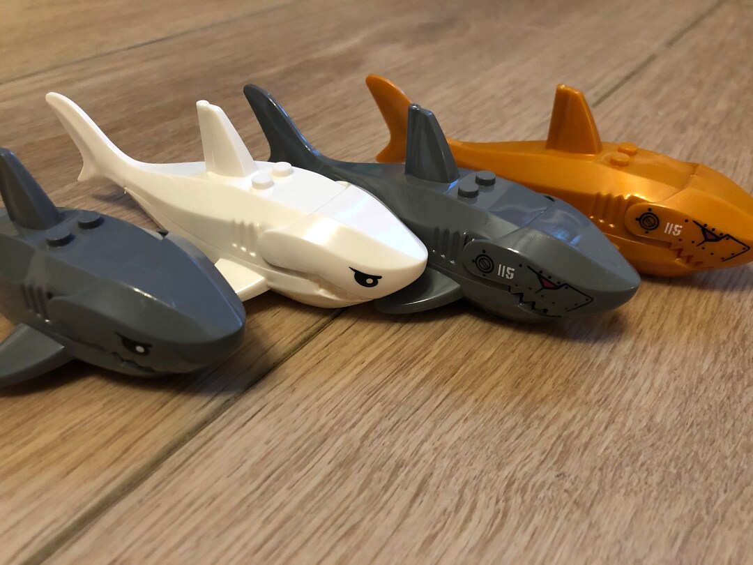 Shark Mech-shark Fish Ocean Beach Animal Custom Minifigures - Etsy