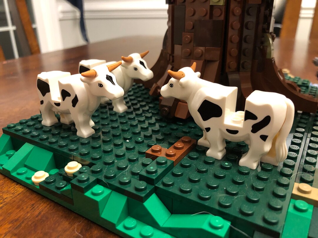 Cow Cattle Custom Farm Animal Minifigure - Etsy