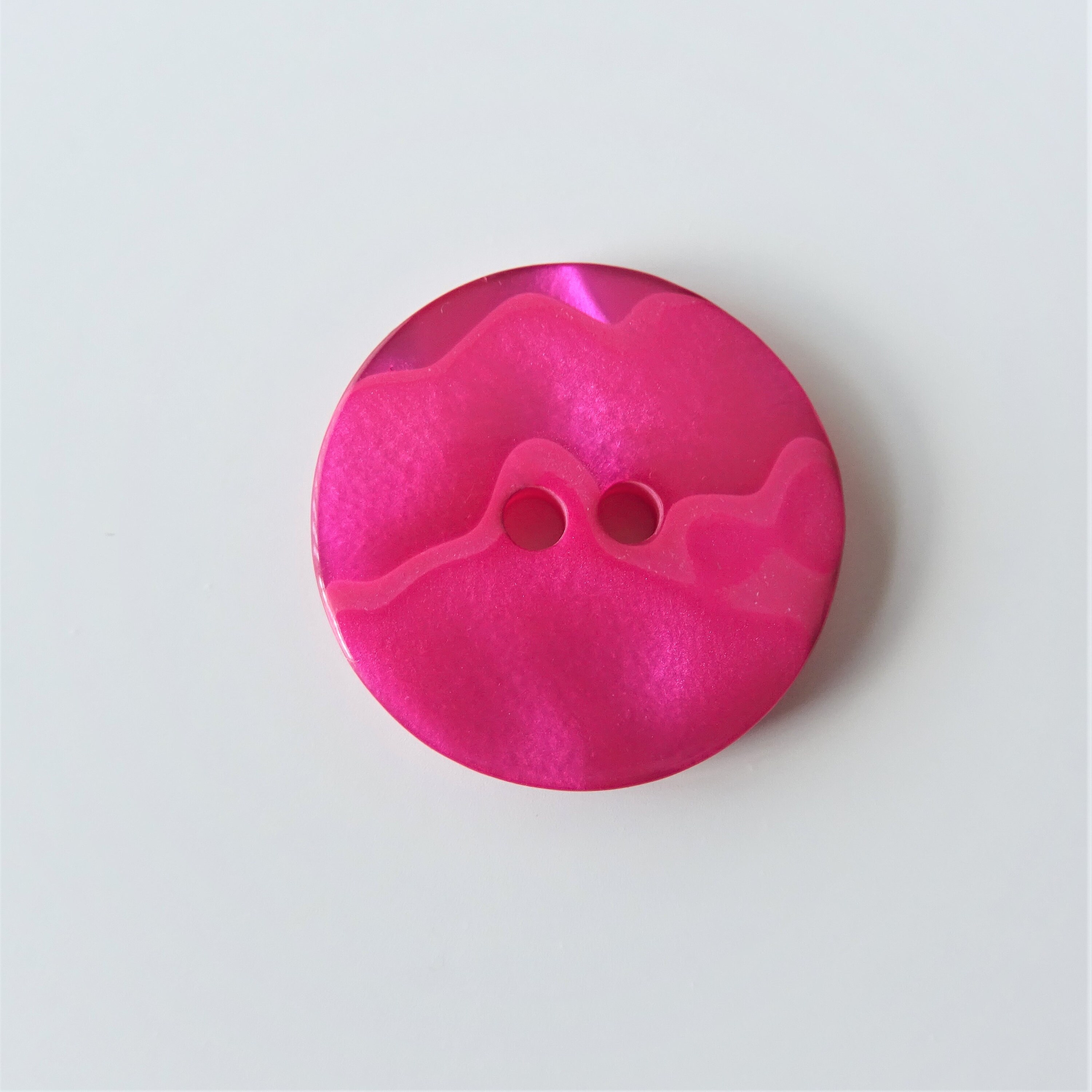 Fuchsia 2 Hole 22.5mm Round Buttons Crochet Knitting - Etsy UK