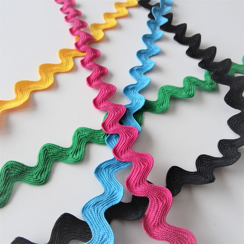 Ric Rac Trim Ribbon Braid Trim Sold by the Metre Choice of | Etsy UK