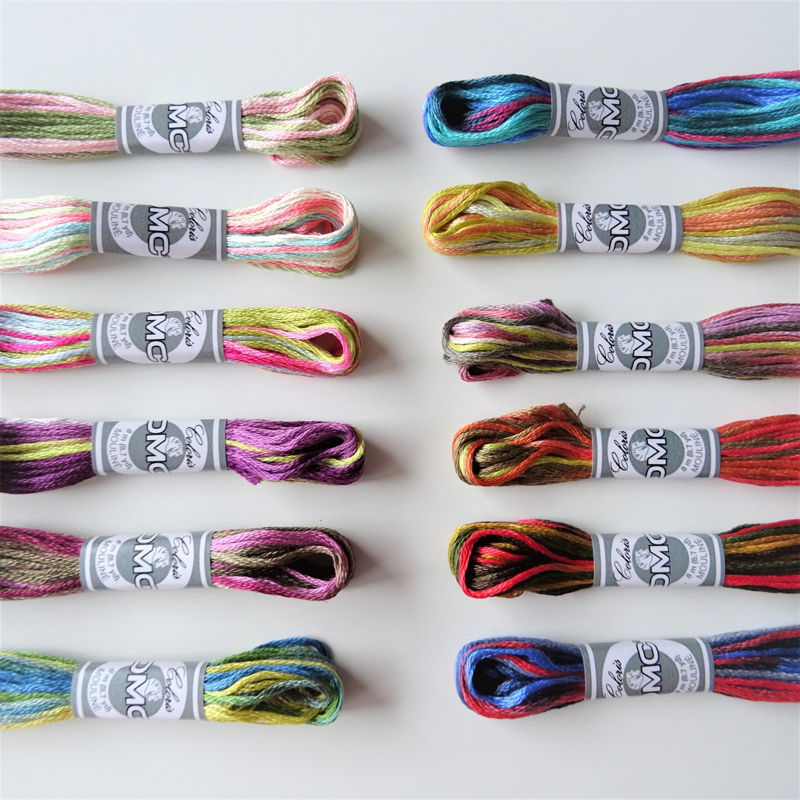 DMC Coloris Variegated Thread Floss, 100% Cotton Floss, 8m (8.7 Yd ...