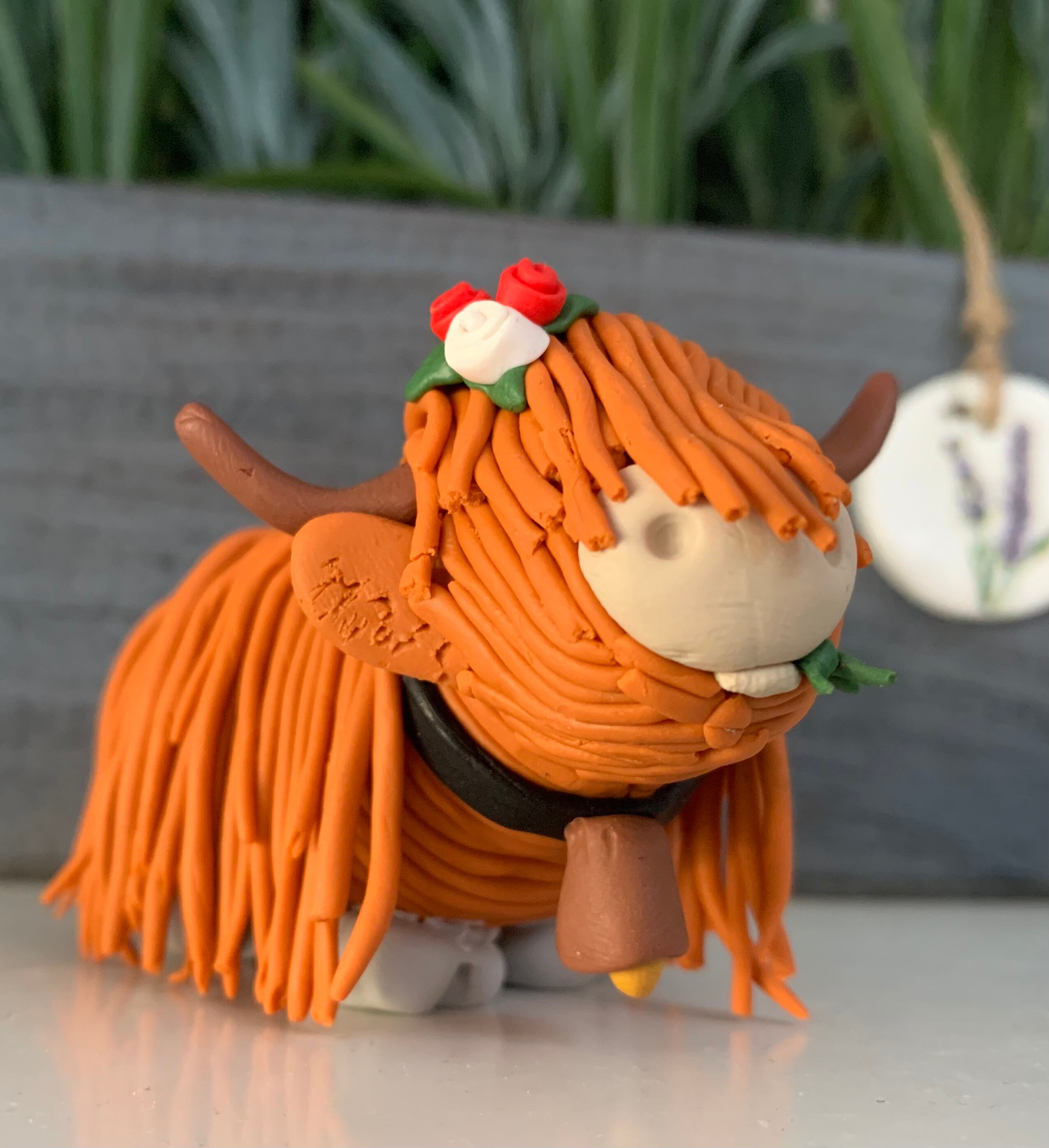 Maisie Highland Cow Polymer Clay Cow Cow Gift Cute Gift - Etsy