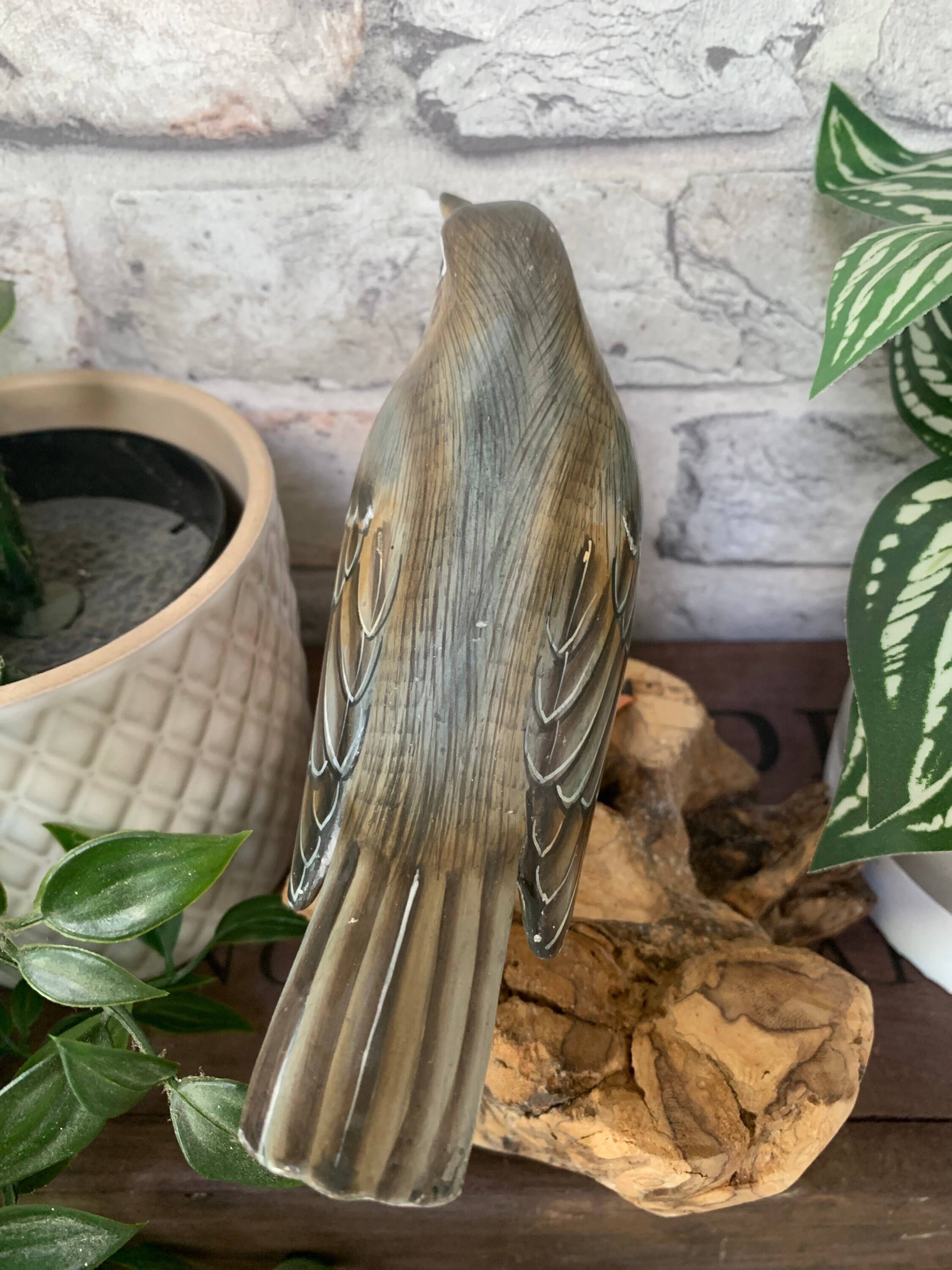 Mistle Thrush Ornament Hand Carved Wooden Bird Gifts for Bird - Etsy