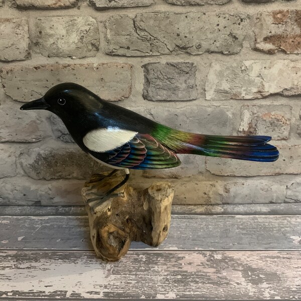 Magpie Ornament - Etsy