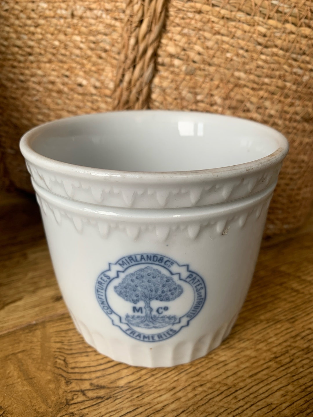 Antique French Jam Pot, French Farmhouse Decor, Kitchenalia Gifts ...