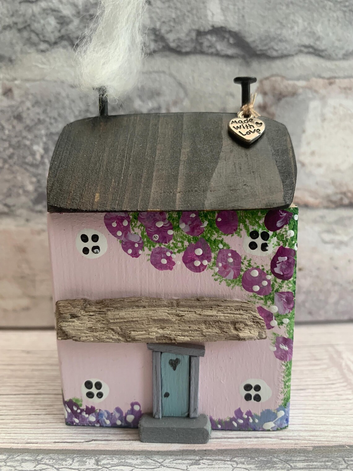 Handmade Clematis Cottage, Recycled Wood and Driftwood House - Etsy