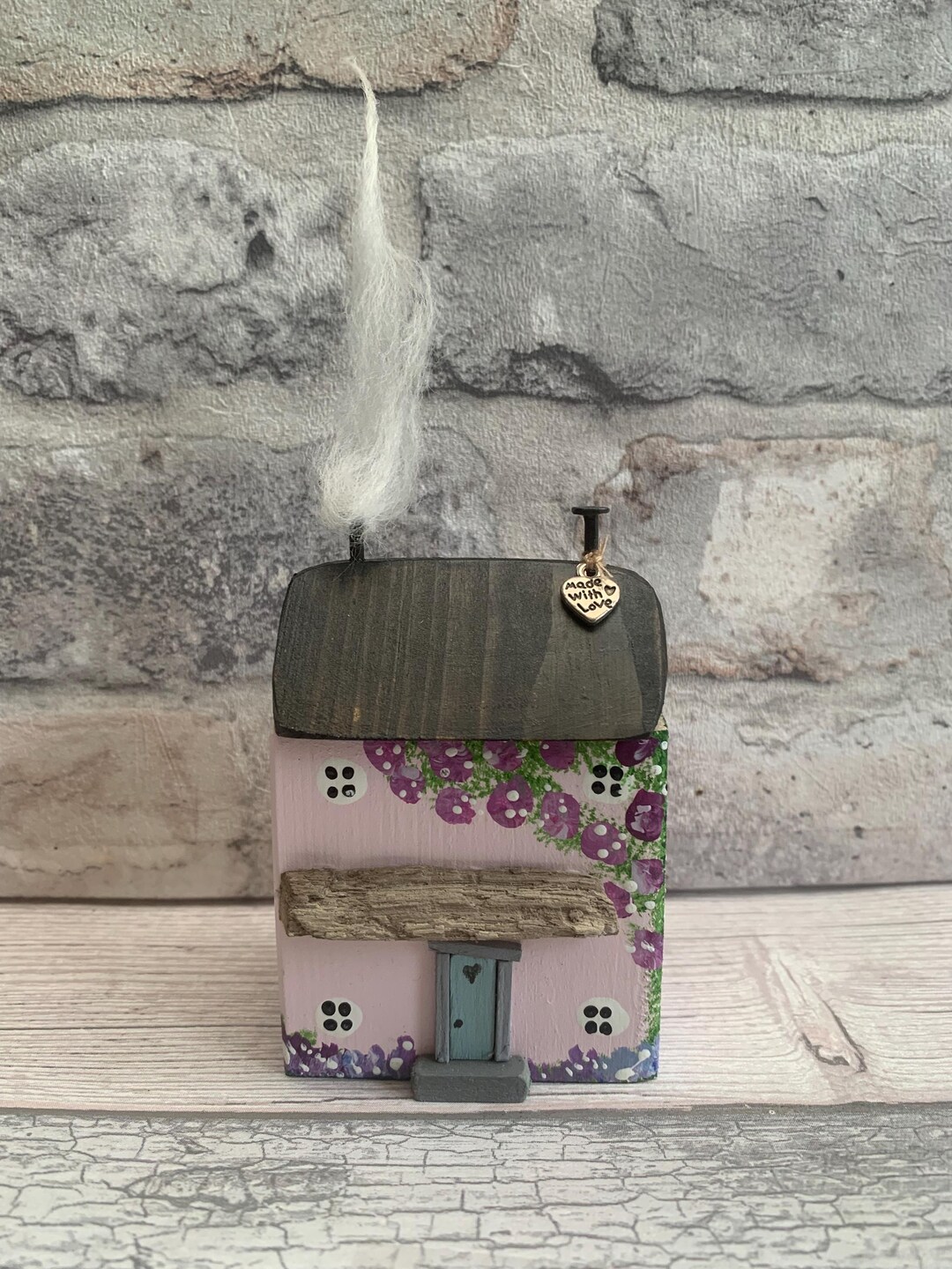 Handmade Clematis Cottage, Recycled Wood and Driftwood House - Etsy