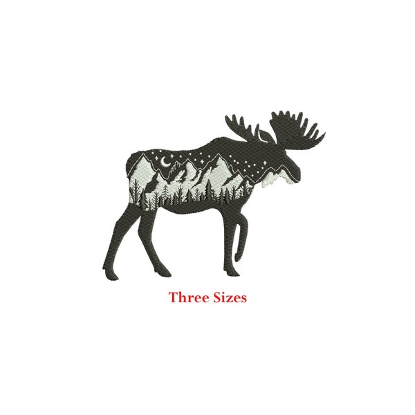 Moose Tree Treeline SVG Moose Png Download Cut - Etsy Canada