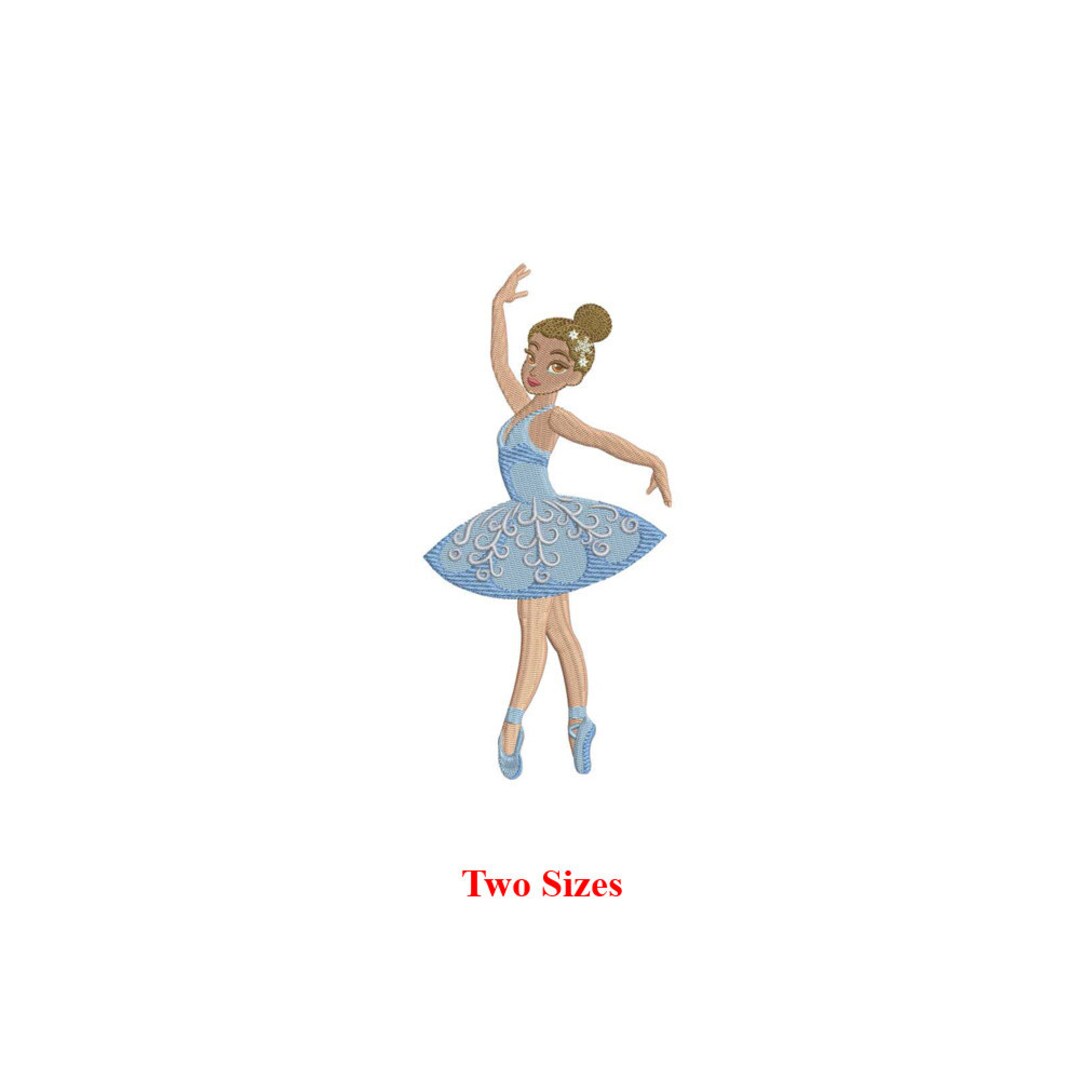 Ballerina Girl Dancing Machine Embroidery Design / the Nutcracker ...