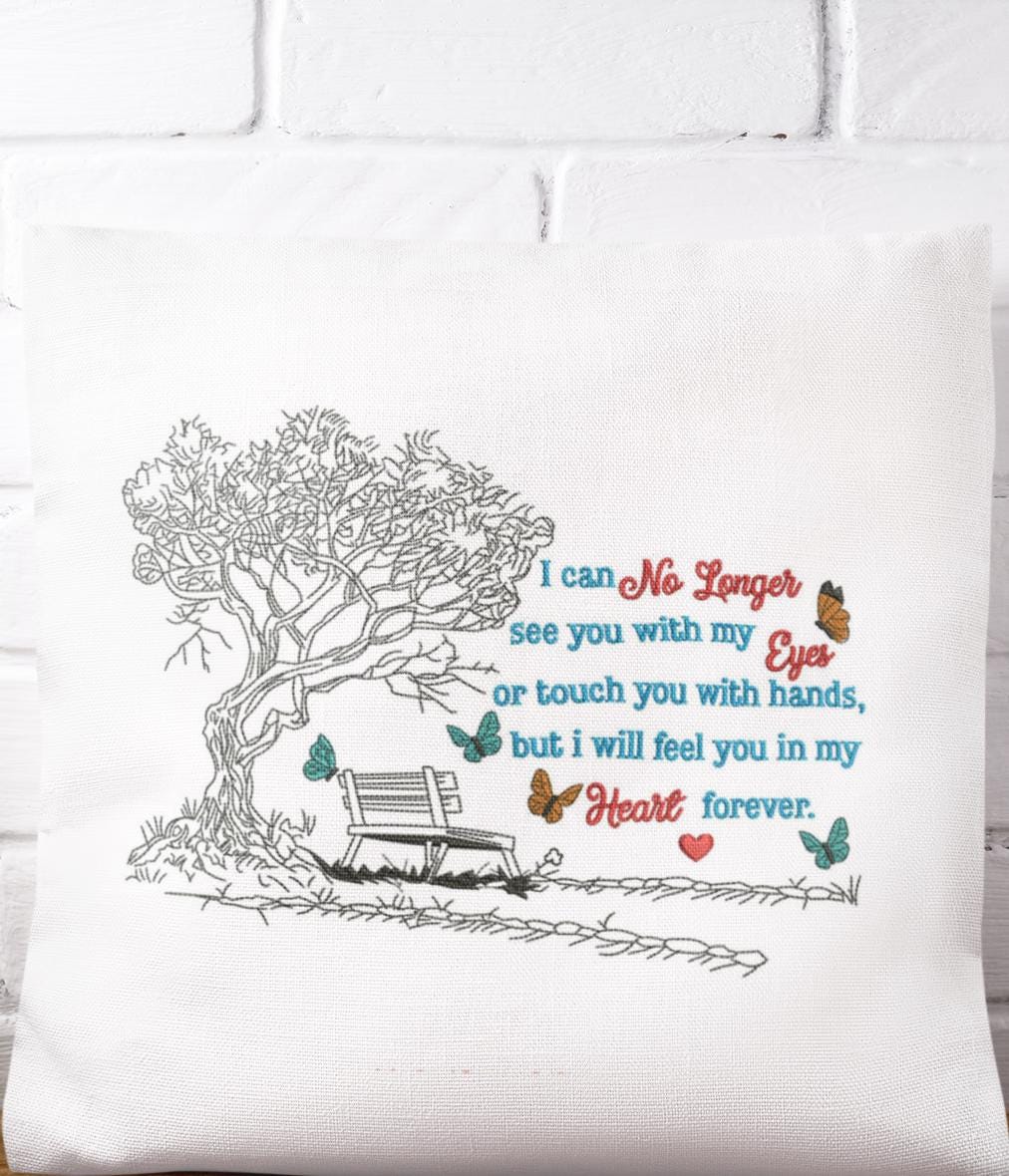 Remembrance Embroidery Design | Tree, Butterflies (digital File) - Etsy
