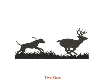 Dog Running Deer Svg - Etsy Ireland