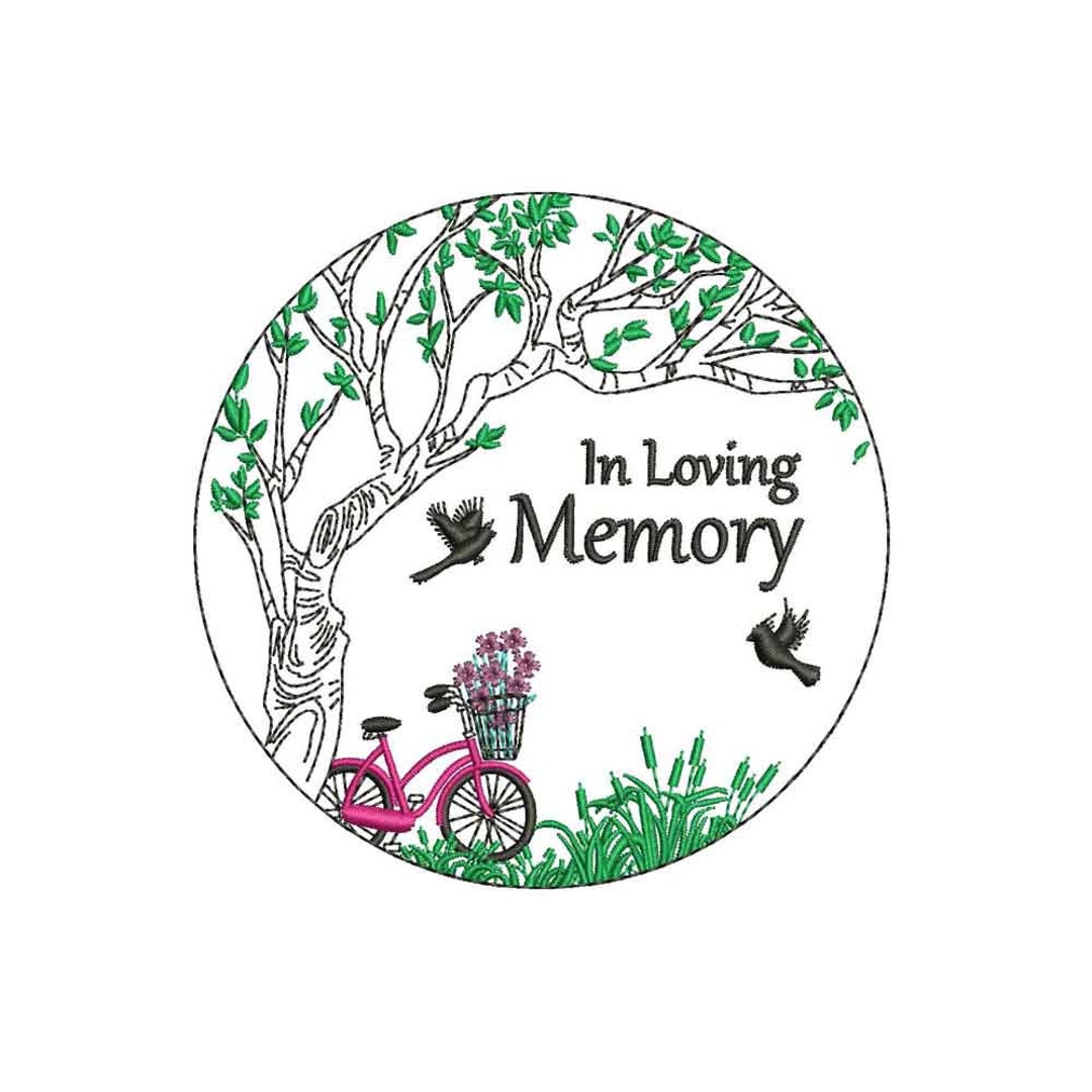 In Loving Memory Remembrance Machine Embroidery Design | Missing Loved ...