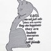 Cats Are Not Just Cats They Are Sanity Happiness Machine Embroidery ...