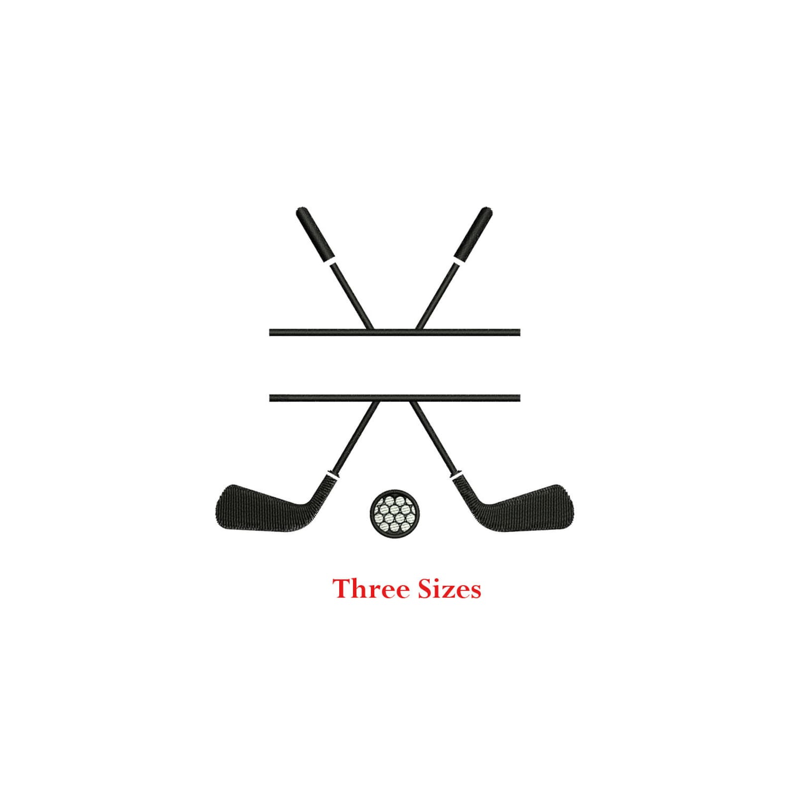 Golf Monogram Machine Embroidery Design / Name Frame / Golf / - Etsy