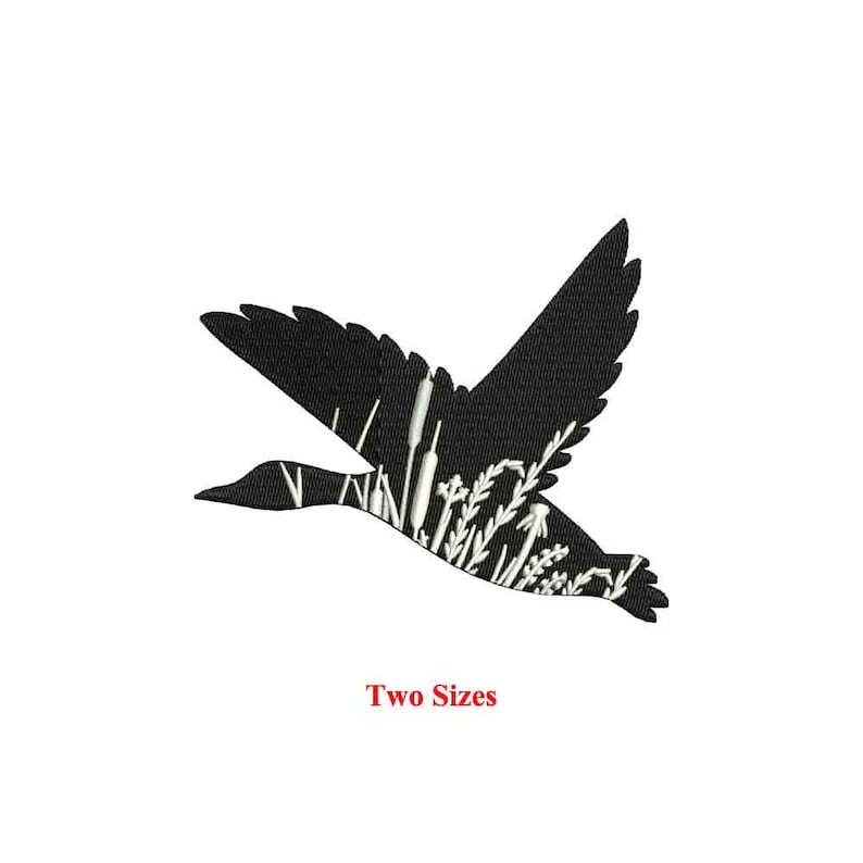 Mallard Duck Flying Machine Embroidery Design / Hunting Duck / - Etsy