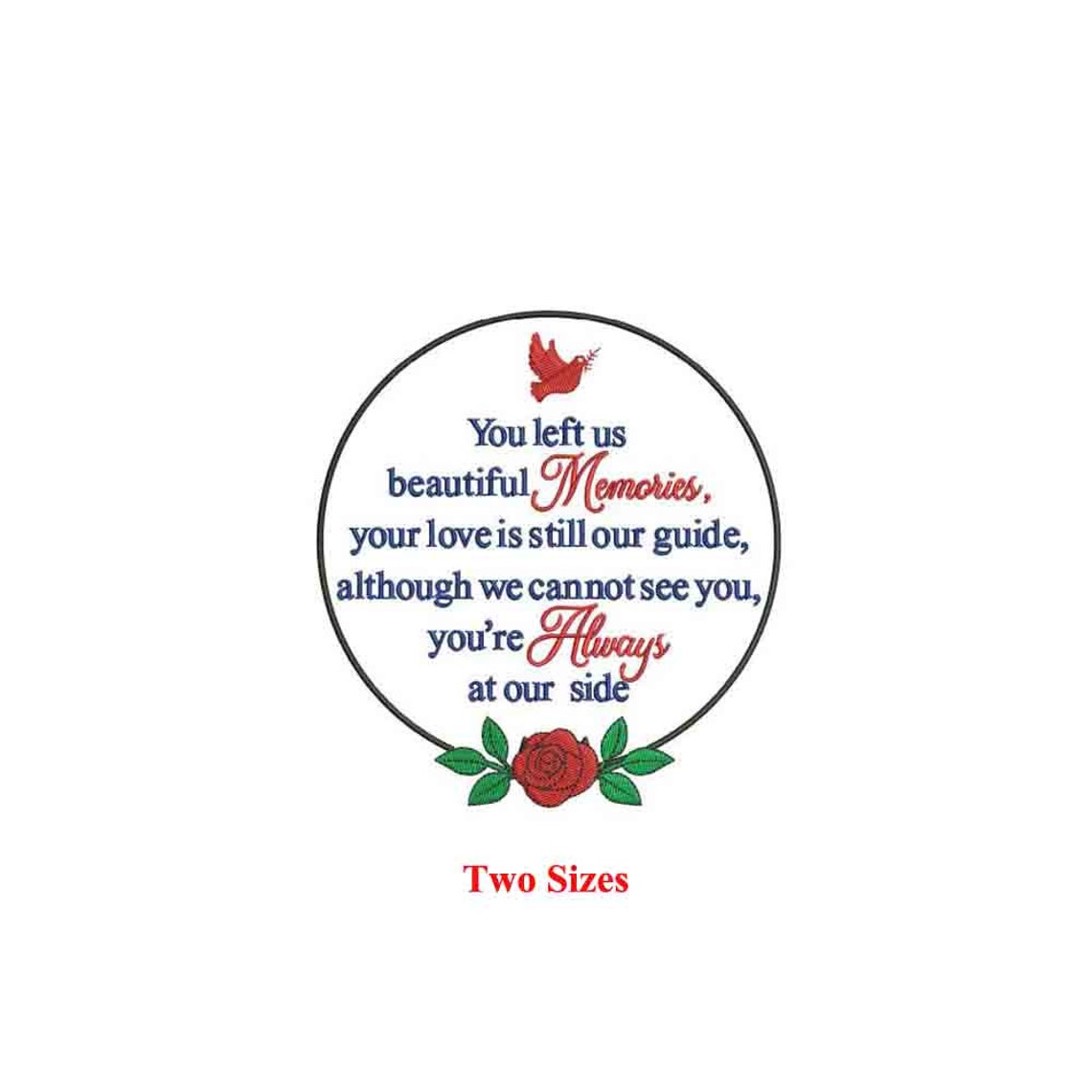 Remembrance Saying Machine Embroidery Design (digital Download) - Etsy