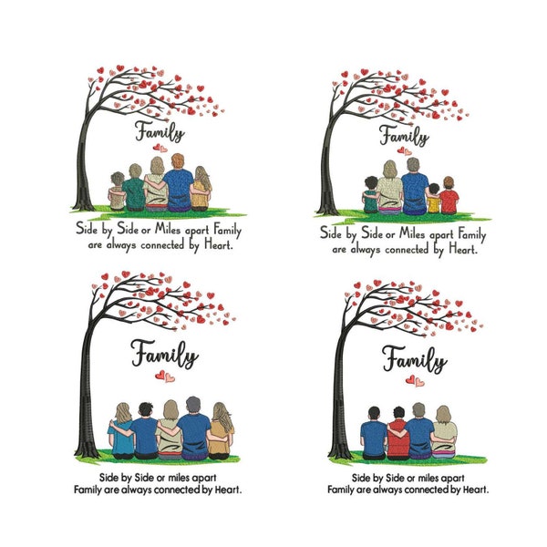 Family Reunion Embroidery - Etsy