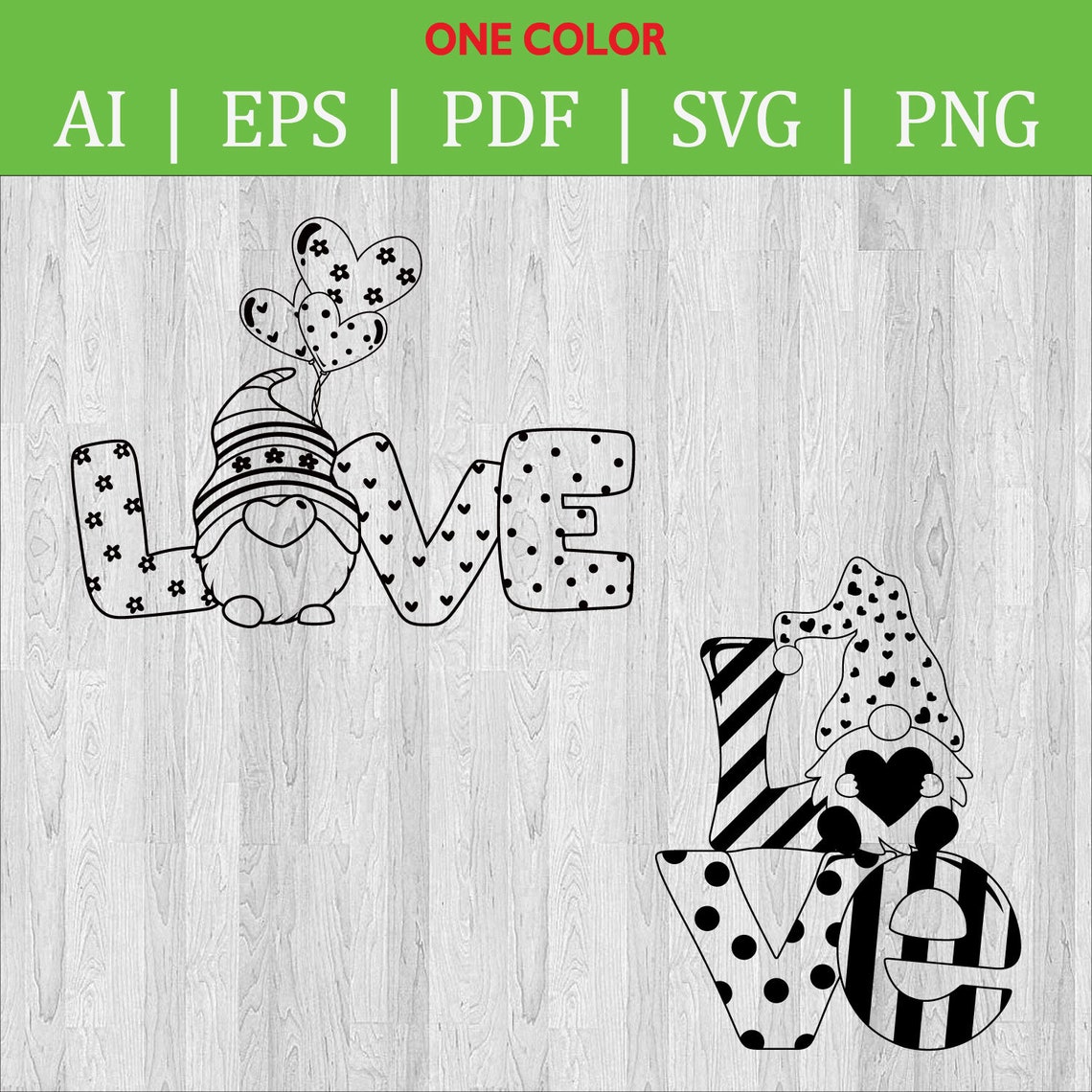 Love Valentine Gnome SVG Cut File / Gnome / Love / Valentine / - Etsy